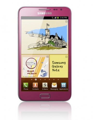 Pink Samsung Galaxy Note arrives in Singapore on Saturday - Techgoondu