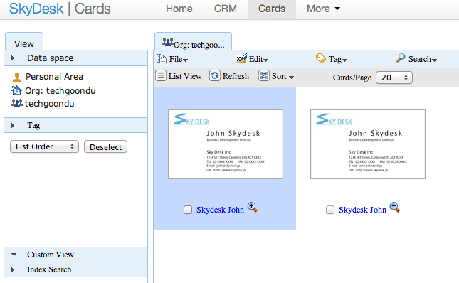 Business card scanning made easy - Techgoondu
