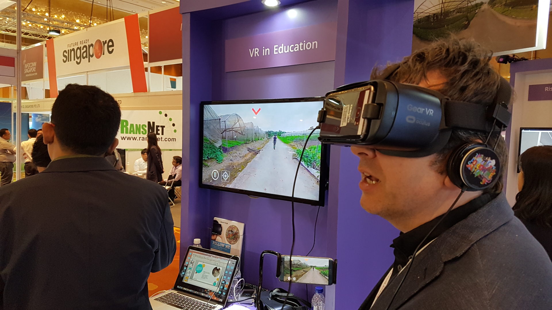 Experiencing Singapore-made virtual reality school lessons and medical ...