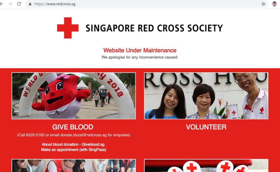 Close to 4,300 have data leaked after Singapore Red Cross website gets ...