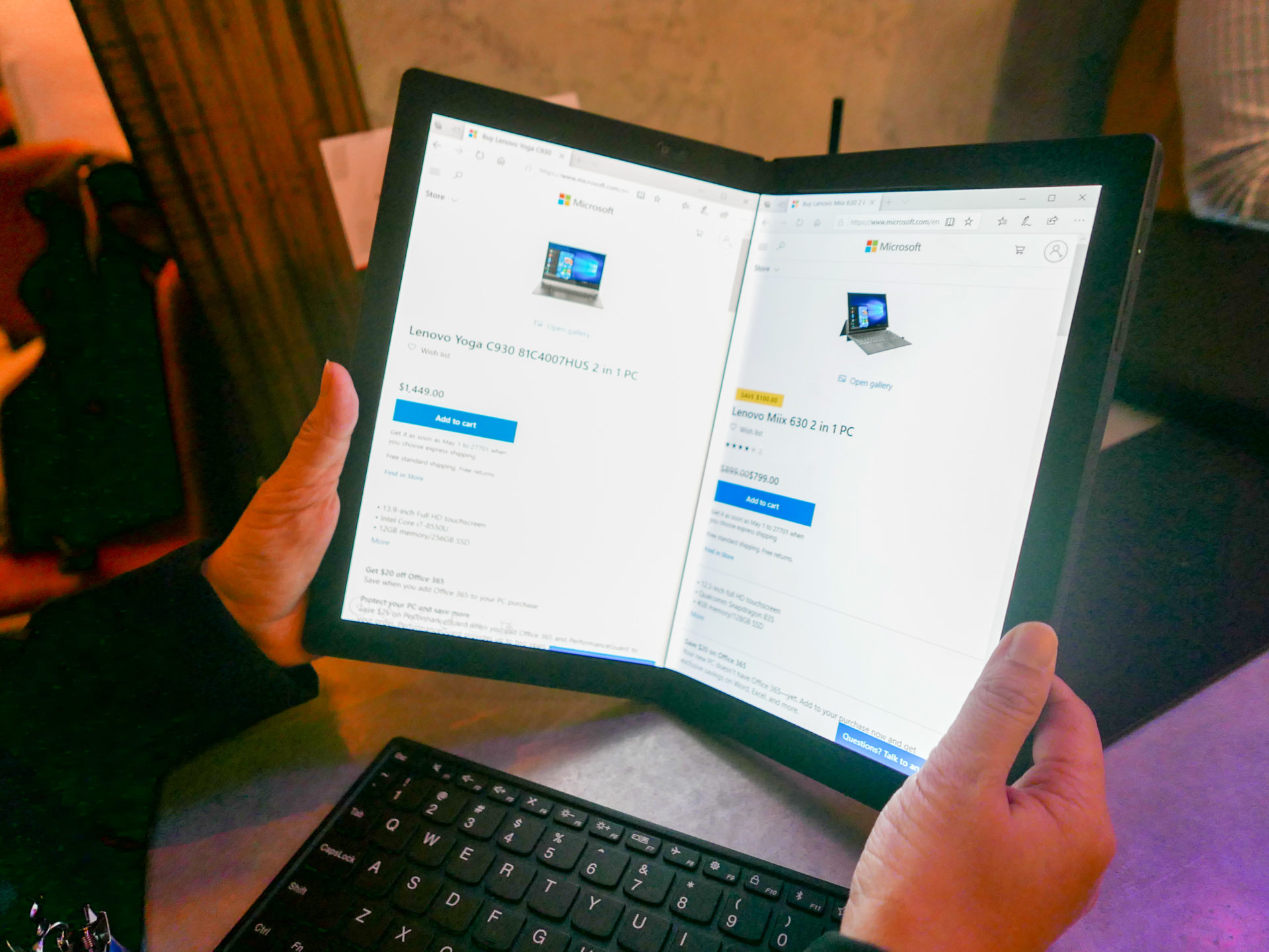 Hands on: Lenovo ThinkPad X1 Fold looks promising with foldable screen ...
