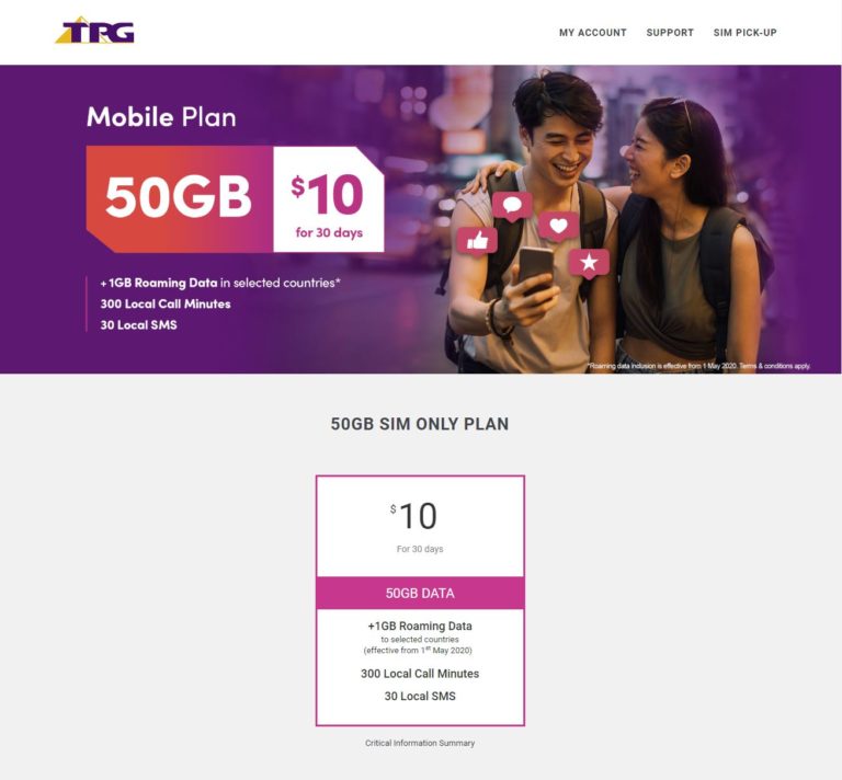 TPG Telecom launches S$10-a-month mobile plan in Singapore, deepening ...
