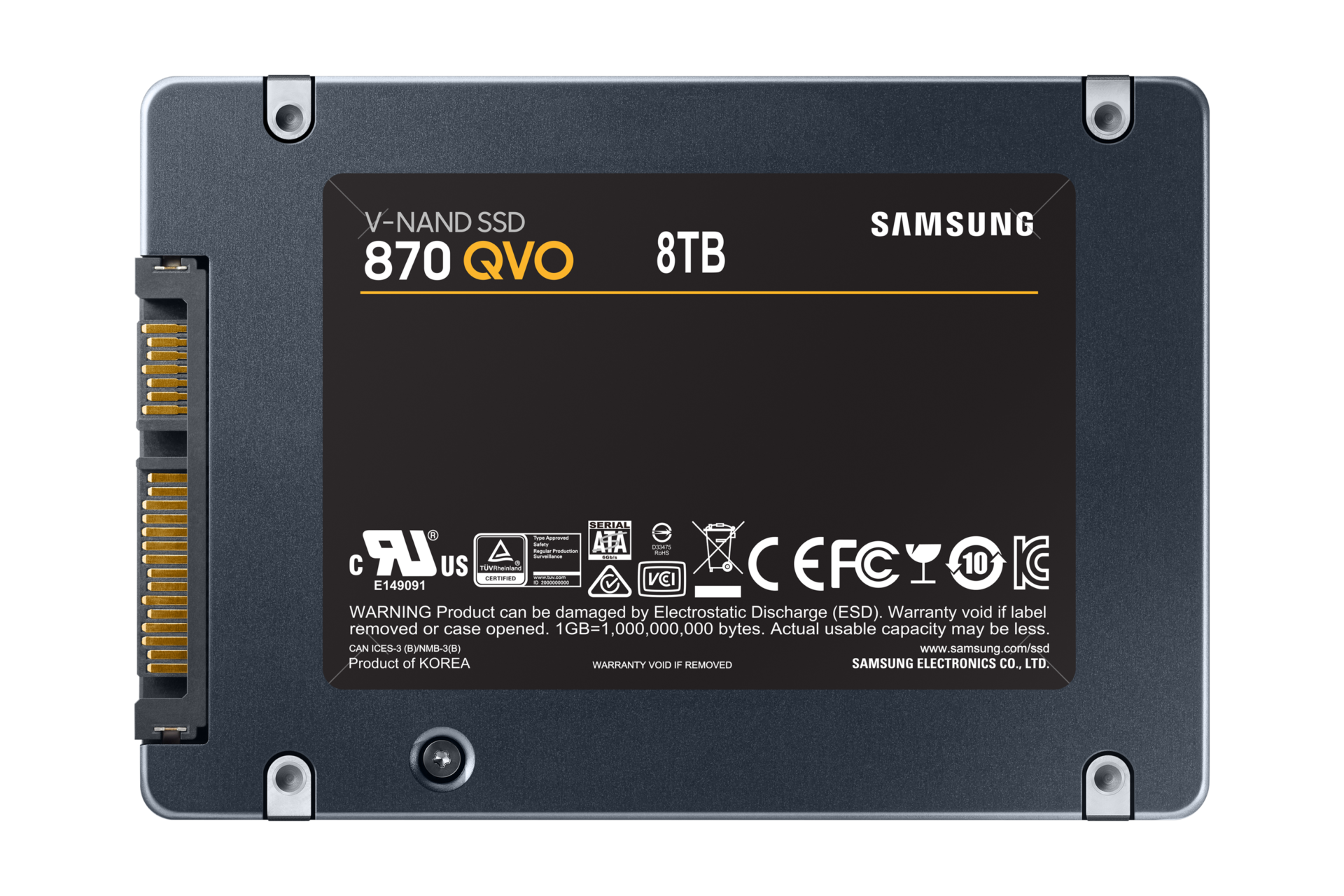 Samsung 870 QVO solid state drive offers home users 8TB of storage ...