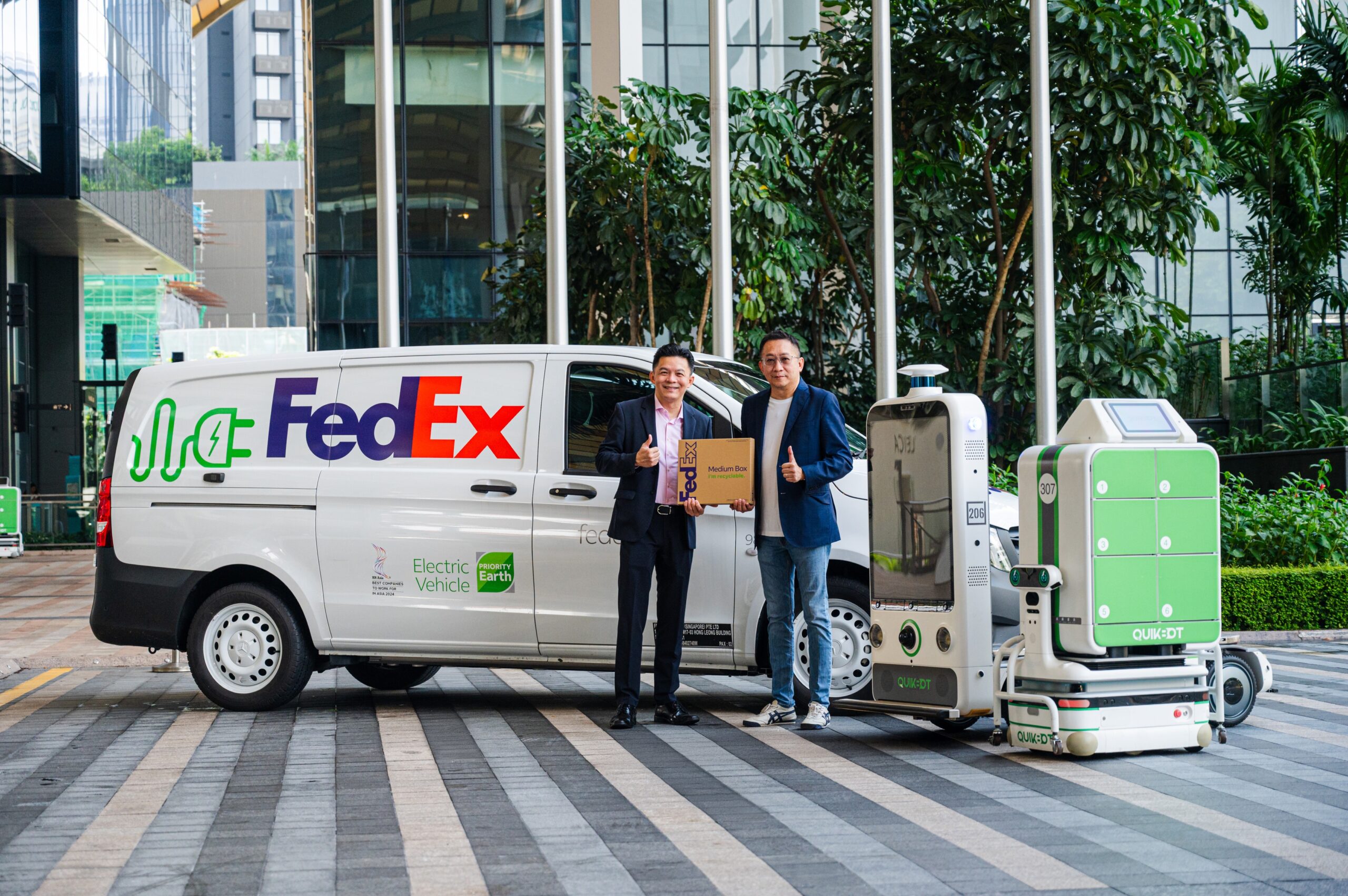 Robots make last-mile deliveries in Singapore, in FedEx-QuikBot tie-up ...