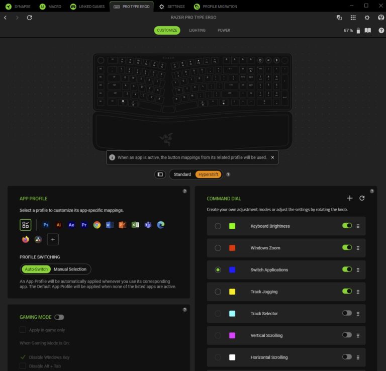 Razer Pro Type Ergo review: Well-built keyboard offers comfort ...