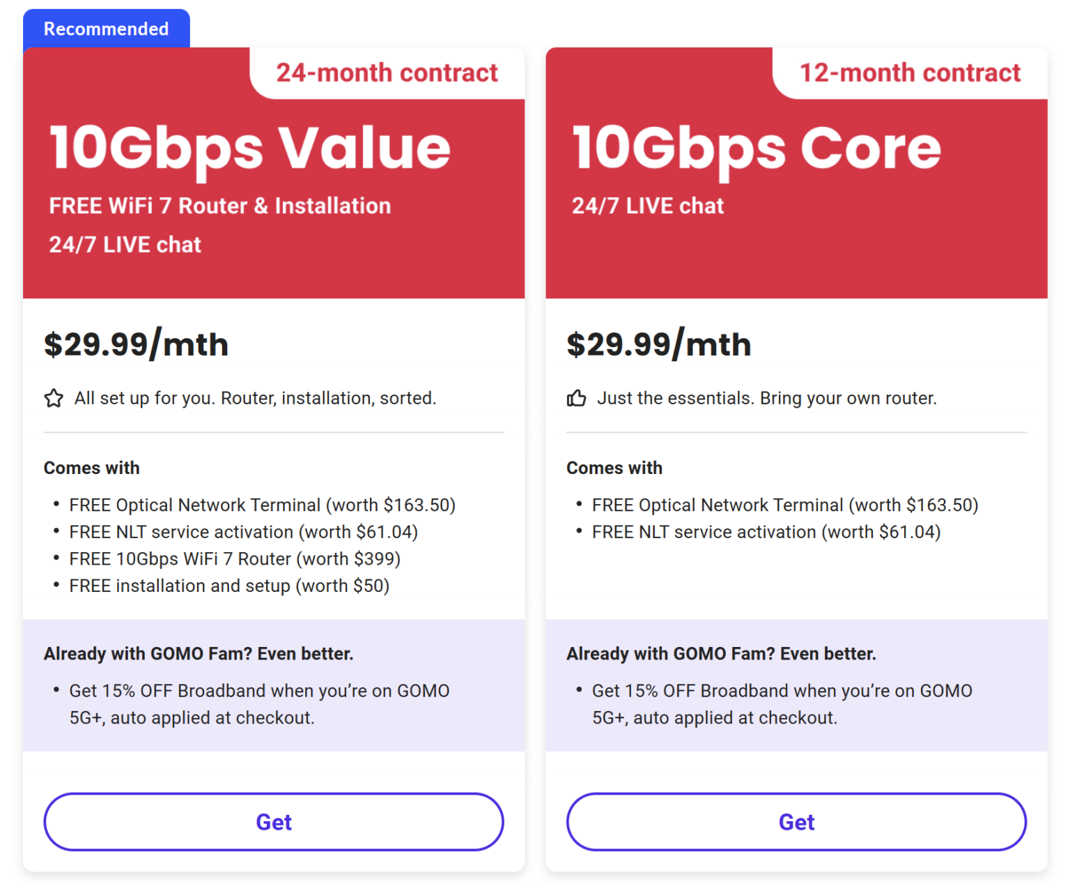 Singtel launches Gomo 10Gbps fibre broadband for under S$30 in ...